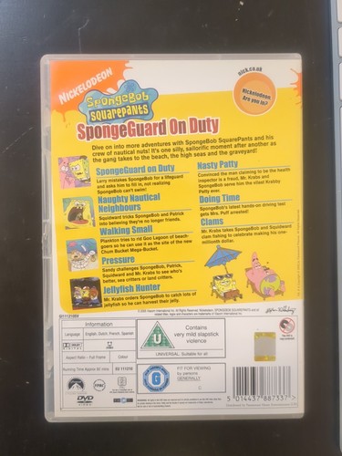 IMPORT SpongeBob SquarePants - SpongeGuard on Duty [Region 2 Europe ...