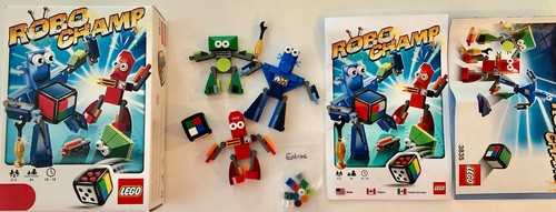 LEGO 3835 Robo Champ Game 100% Complete w/ Box, Instructions, Extras ...