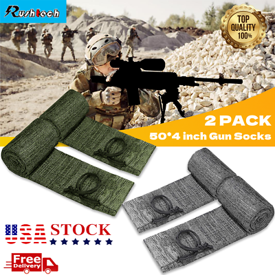 2 Packs Gun Socks Silicone Treated Sleeve Shooting Cover for Guns | eBay
