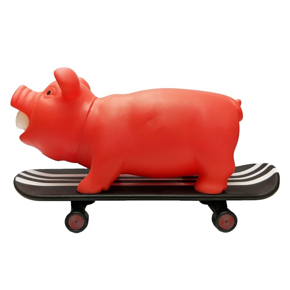 Squeeze Me Skate Piggie with Sound Animolds Squeeze Toys 7.9" | eBay