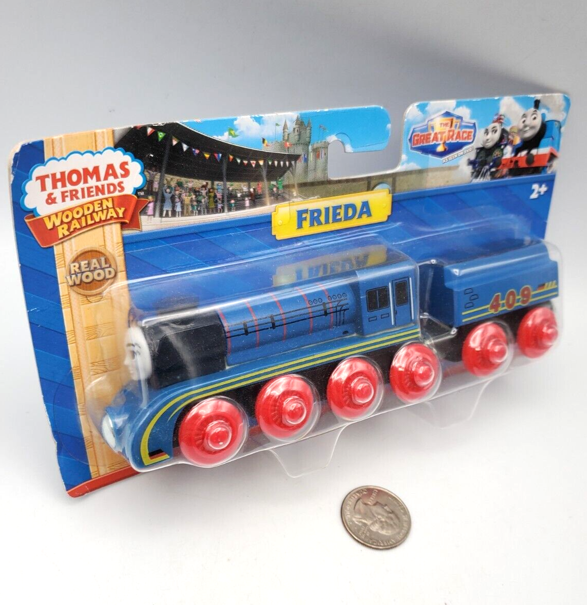 NEW - Thomas & Friends Wooden Railway Train Tank Engine - Frieda - 2016 ...