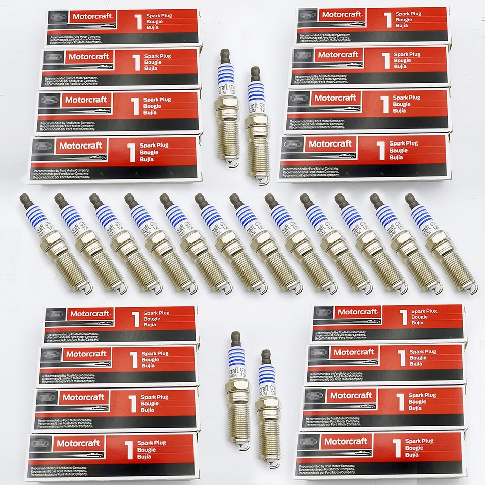 16PCS OEM SP526 SP-526 Double Platinum Spark Plug For E/F-350 Super ...