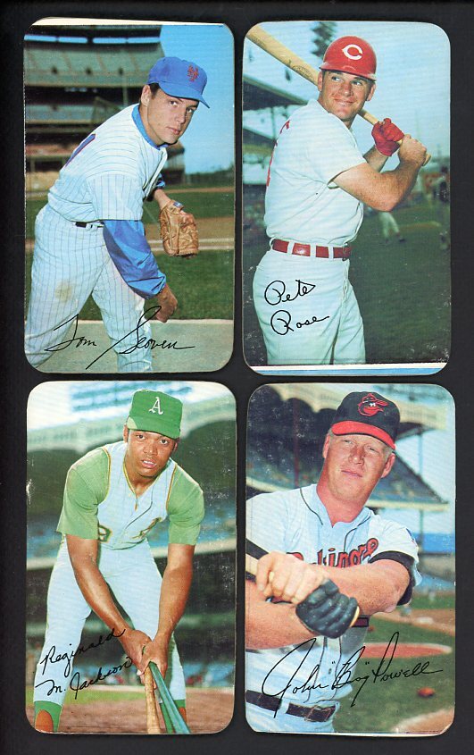 1970 TOPPS SUPER BASEBALL COMPLETE SET EX/EX+ CLEMENTE BENCH 517290 ...