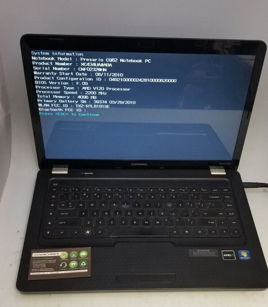 Compaq Laptop Models