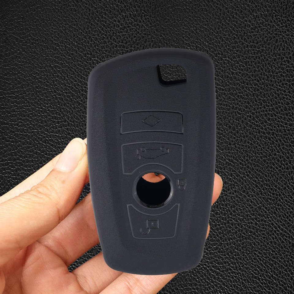 Elegant Matte Black Car Key Cover Designed Specifically for BMW Models ...