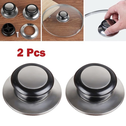 Pot Cap Lid Knobs Cap With Screws For Glass Lid Pot 2pcs Cookware ...