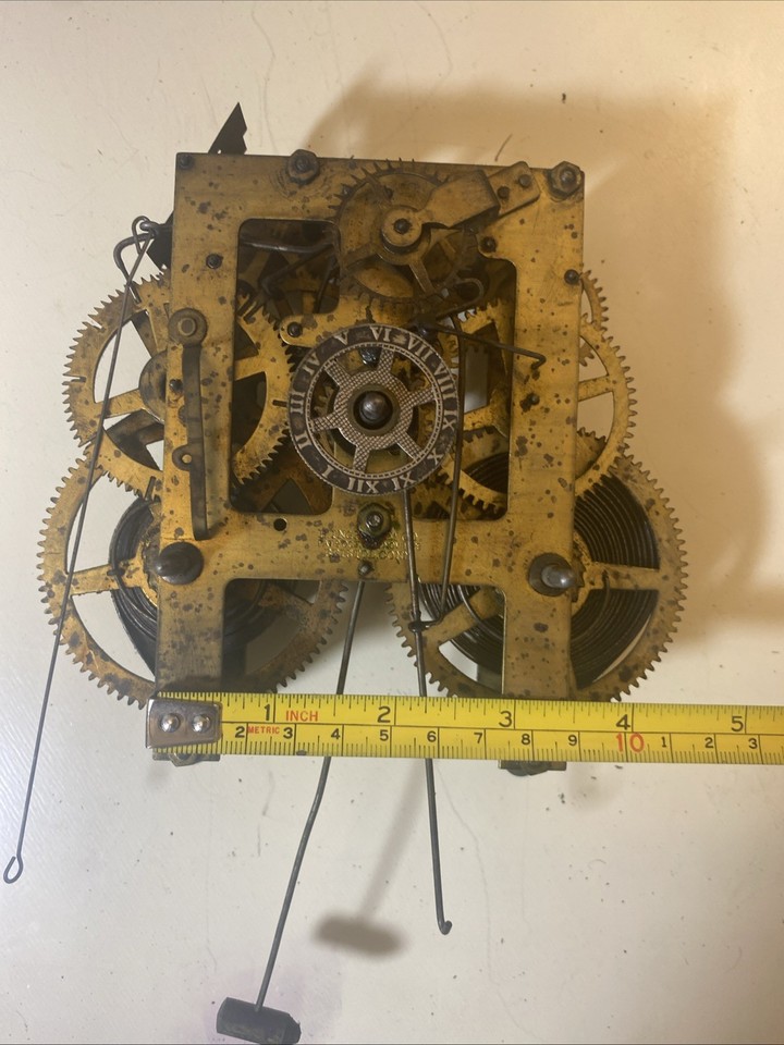 Antique E Ingraham Mantle Clock Movement Nov 11 ‘79 | eBay