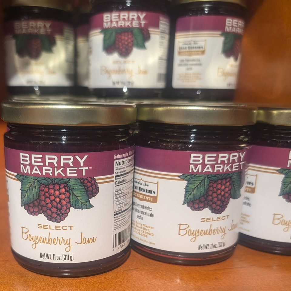 Knott’s Berry Farm Berry Market Select Boysenberry Jam 11oz | eBay
