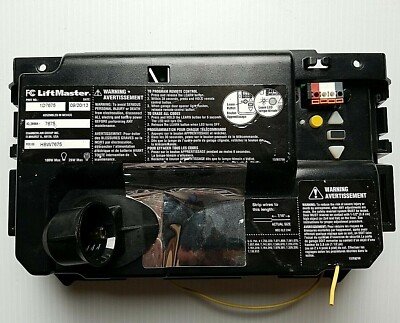 Liftmaster 1D7675 Garage Door Receiver Logic Board Yellow Learn Button ...