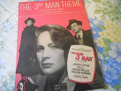 The 3rd Man Theme 1949 Sheet Music | eBay