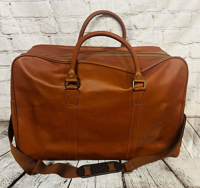 Aramis Brown leather carry bag - New | eBay