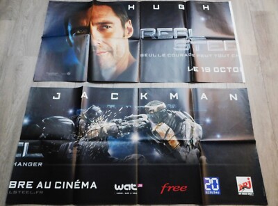 Real Steel French Movie Poster Original 2 Panels 276/67 108/26 2011 ...