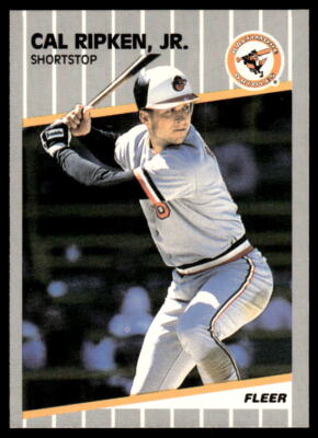 1989 Fleer Cal Ripken, Jr. #617 Baltimore Orioles Baseball Card | eBay