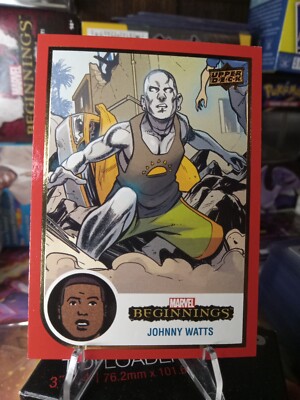 2022 UD Marvel Beginnings Red Border #173 Johnny Watts | eBay