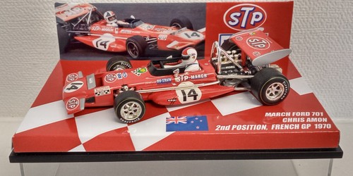 CONVERSION 1:43 MARCH FORD 701 CHRIS AMON 2nd POSITION FRENCH GP 1970 ...