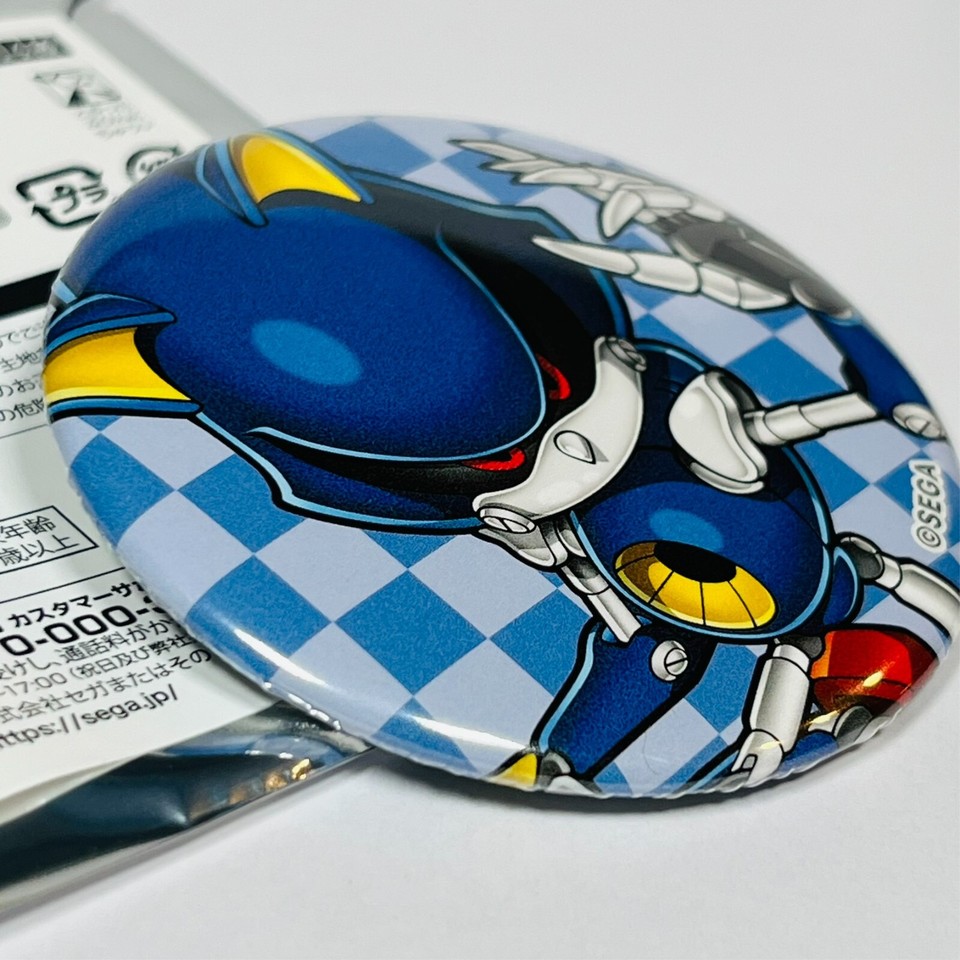 Sonic the Hedgehog METAL SONIC Pin Badge - Sonic Adventure style pin ...