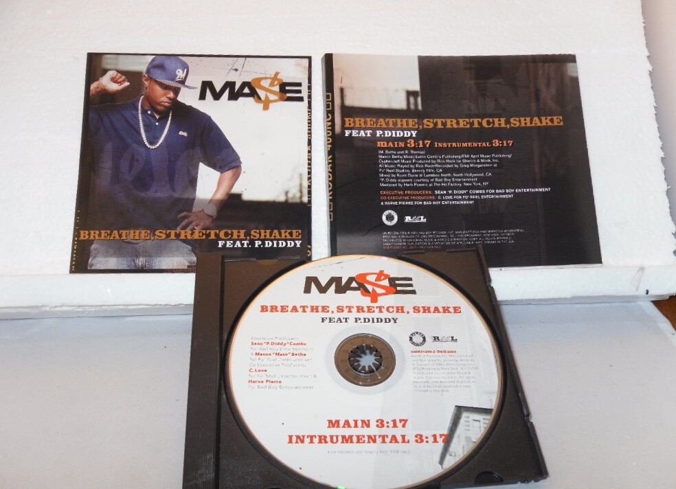 Mase - Breathe Stretch Shake Promotional ONLY CD Single ** Free ...