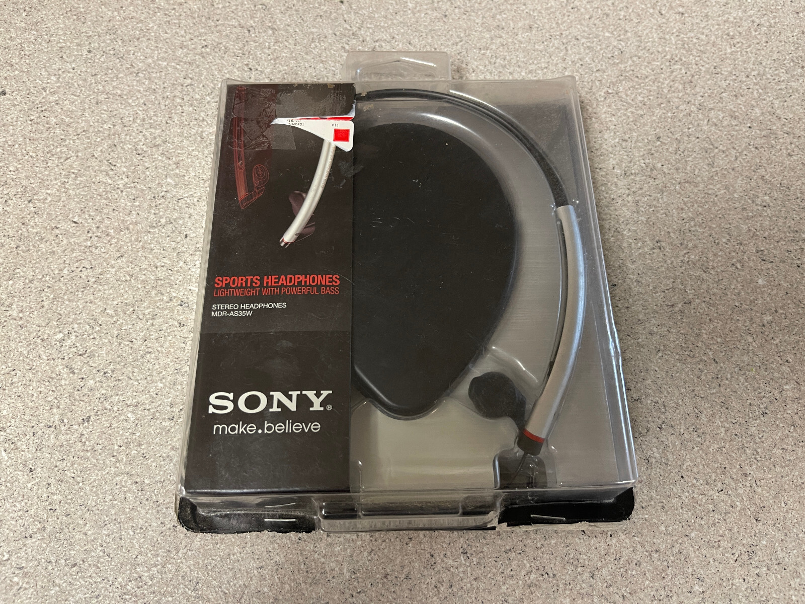 Sony MDR-AS35W Headband Headphones - Black/Silver for sale online | eBay