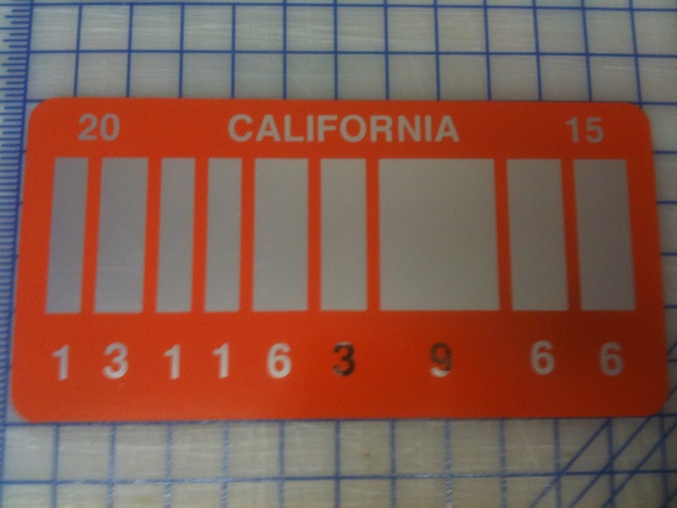 Back to the Future 2 Delorean 2015 MOVIE PROP REPLICA LICENSE PLATE BAR ...