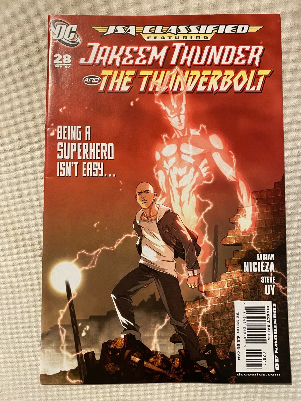 JSA CLASSIFIED #28 NM- 9.2 1ST JAKEEM THUNDER SOLO STORY | eBay