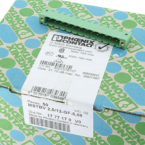 [4pcs] MSTBV2,5-12-GF-5,08 1777170 Header Connector 12Pin THT | eBay