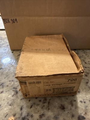 RACO 706 LOW VOLTAGE BOX PARTITION, FOR 1-1/2" DEEP BOXES Box Of 12 | eBay