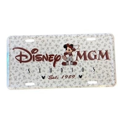 Walt Disney World Disney MGM Studios Est 1989 Mickey Metal License ...