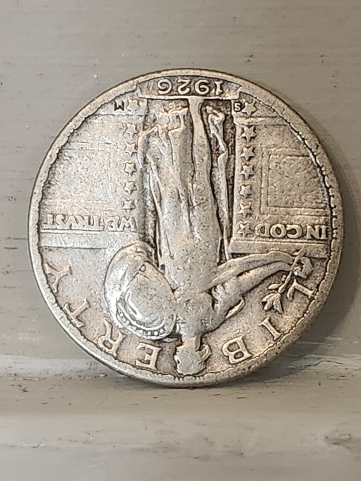 1926 s Standing Liberty Quarter. Low Mintage. Very Fine With Nice ...