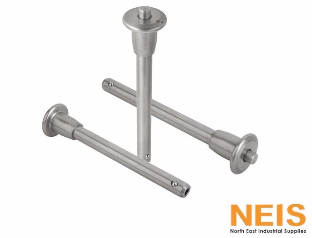Kipp Stainless Steel Ball Locking Bolt With Knob 5mm X 50mm Pin K0641 ...