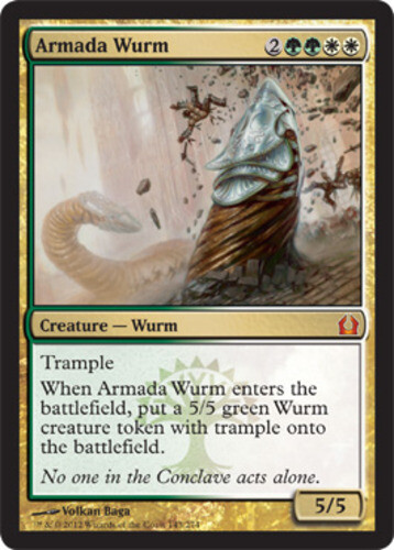 1 x Armada Wurm - Return to Ravnica - Light Play - MTG | eBay