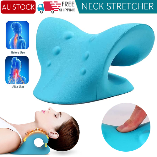 Neck Traction Pillow Original Cloud Shape Neck Stretcher Cervical Pain ...