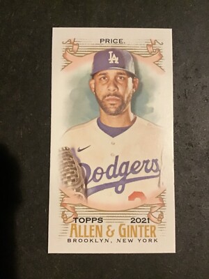 2021 Allen & Ginter David Price A&G Back Mini Los Angeles Dodgers | eBay