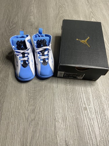 Air Jordan True Flight UNC Toddler Shoe Size 7c Blue 343797-140 | eBay UK