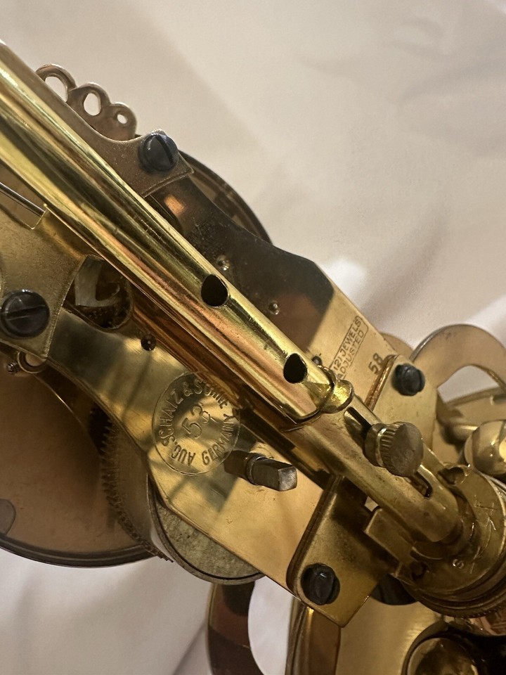 miniature 400 days clock c. 1953 aug. schatz & sohne. germany ...