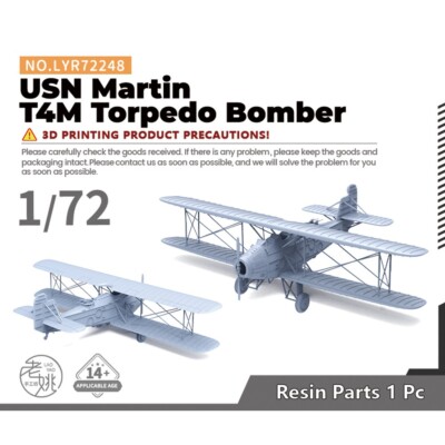 Yao's Studio LYR72248 1/72 Military Model Kit USN Martin T4M Torpedo ...