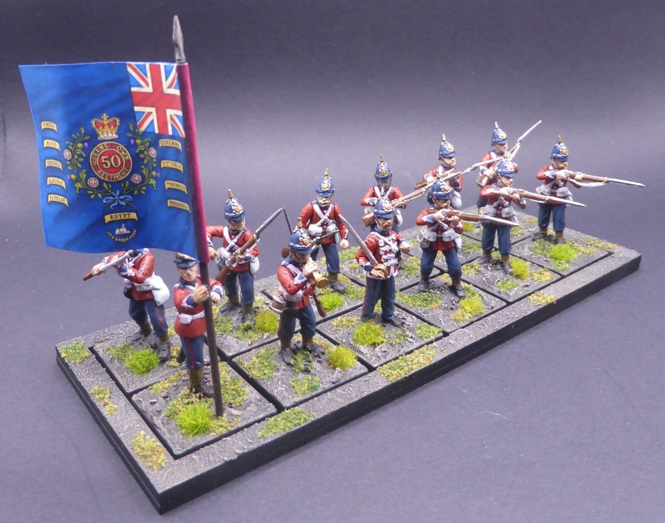 Victorian Infantry West Kent 50th Regiment Perry Miniatures 28mm ...