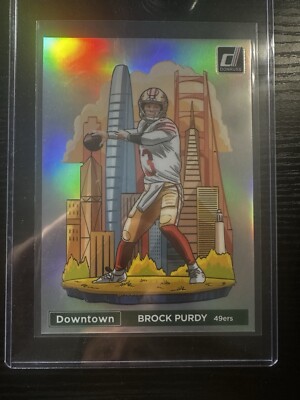 2024 Panini Donruss Brock Purdy Jumbo Downtown Card #4 49ers Prizm ...