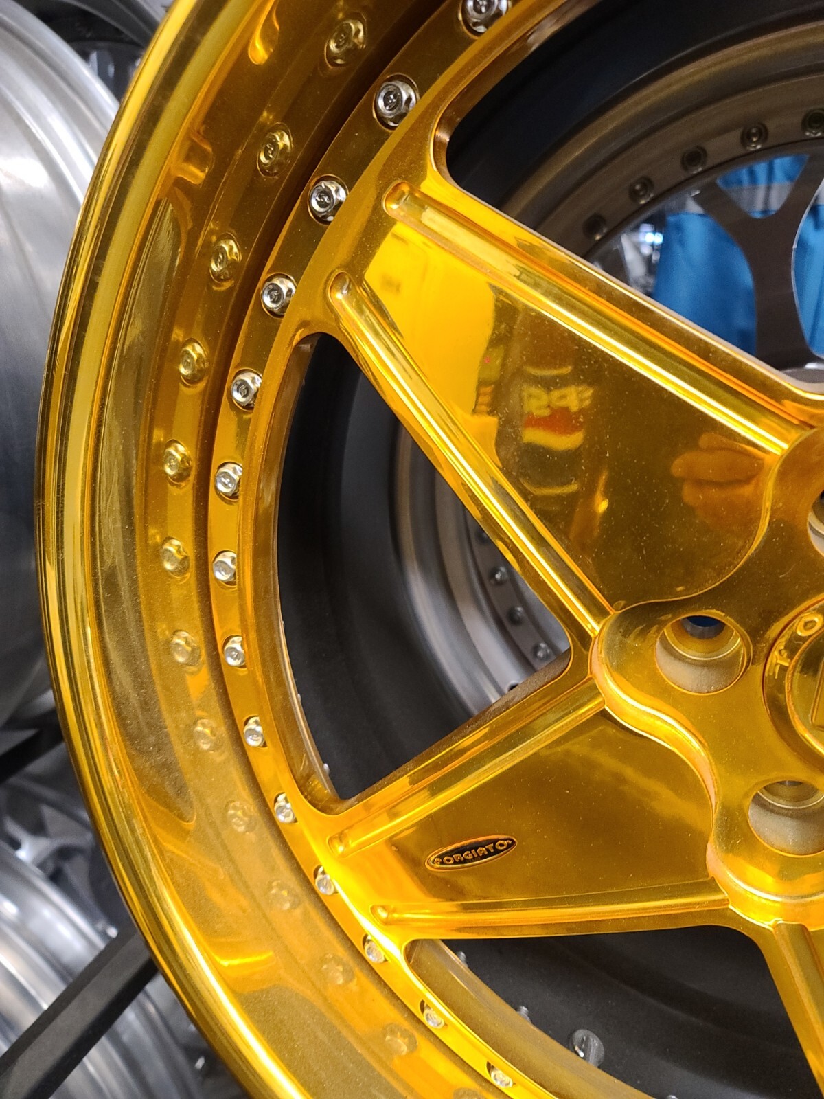 21X9-10.5 FORGIATO CLASSICO 24k GOLD PCD 5X4.5-5X112-5X120 CB: 72.56 ...