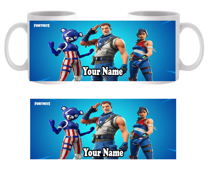 Personalised NEW Fortnite Mug Cup for gamers ADD ANY NAME/TEXT GAMER ...