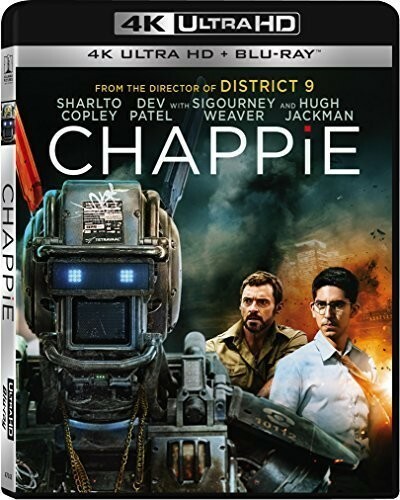 BLU-RAY Chappie (2015, 4k Ultra HD, Blu-Ray) NEW Dev Patel, Hugh ...