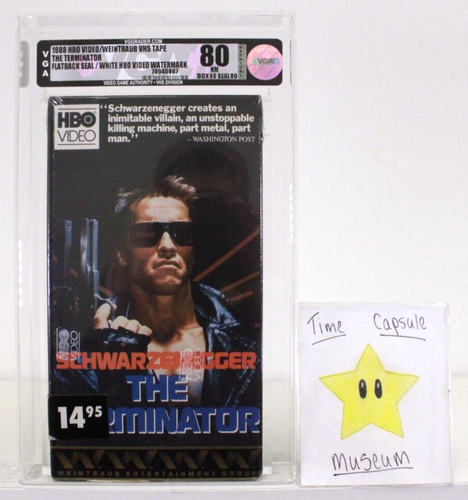 The Terminator VHS 1988 Brand New Factory Sealed VGA Graded 80 Near ...