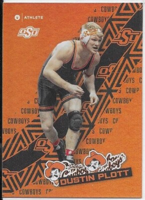 2023-2024 ONIT Athlete DUSTIN PLOTT Holo Oklahoma State Wrestling | eBay