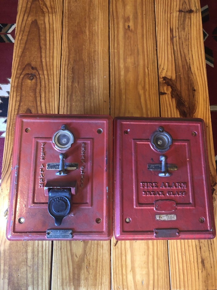 Vintage Fire Alarm Boxes. Set of 2 | eBay