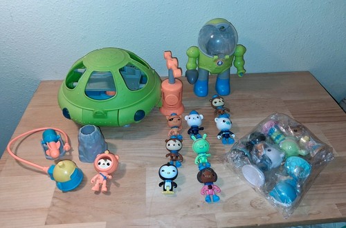 TESTED Lot Octonauts Deep Sea OctoLab Kwazii Octomax suit Bath Squirter ...