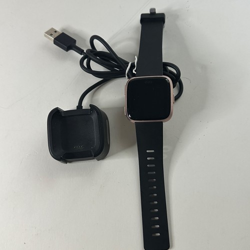 Fitbit Versa Smart Fitness Watch - Rose Gold/Lavender fb505 with ...