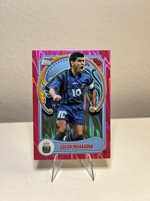Diego Maradona 2023 Topps Fileteado #41 Pink Tango Argentina /50 SP | eBay