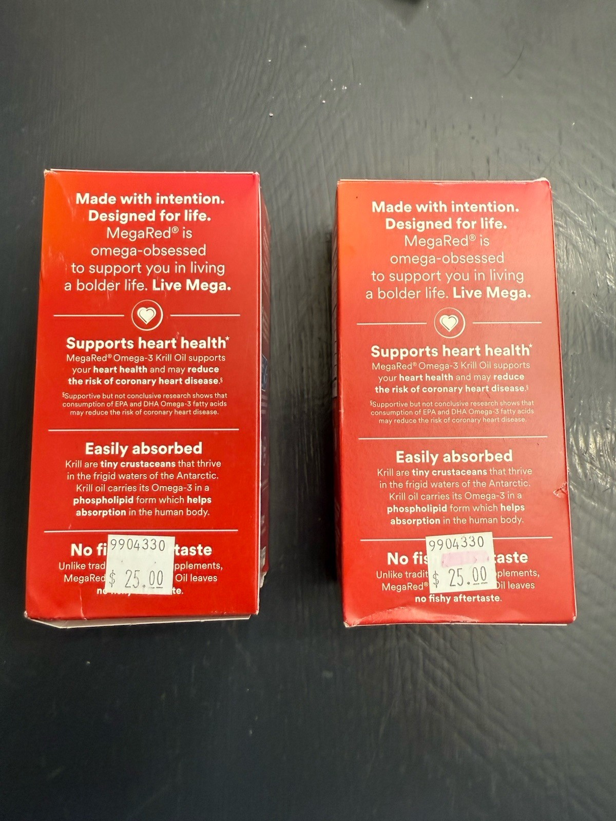 Mega Red Omega 3 Krill Oil 500mg Lot Of 2 Boxes $50 Retail | eBay