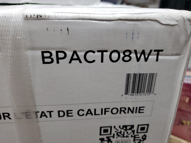 Brand New B&D BLACK+DECKER BPACT08WT 8,000 BTU Portable Air Conditioner ...