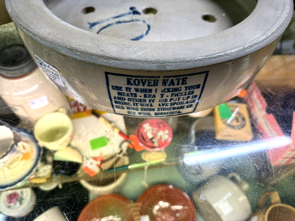 Vintage Red Wing 10 gallon Stoneware Crock Koverwate | eBay