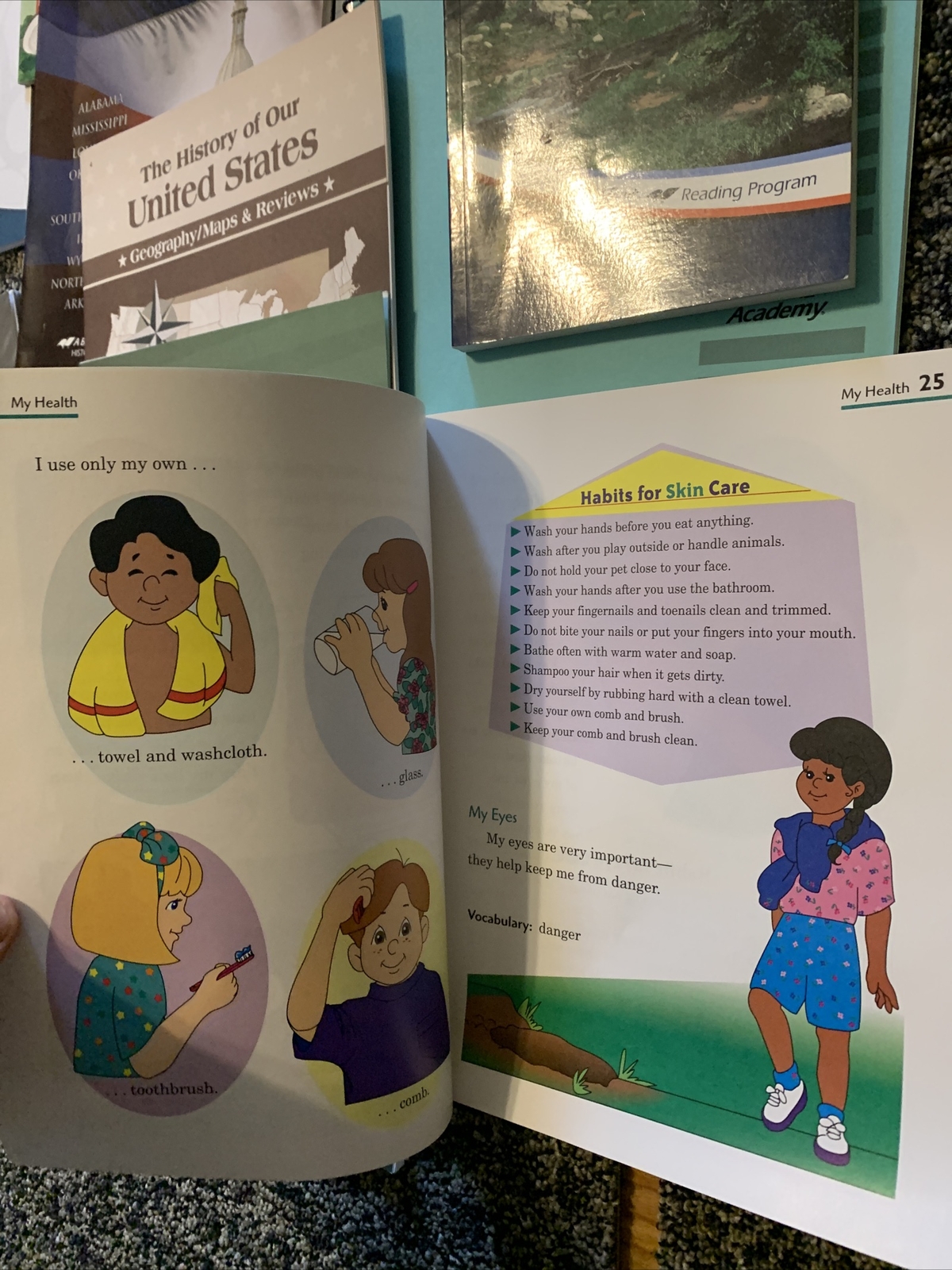 a beka abeka book elementary lot of 1 - 6 grade school materials huge ...